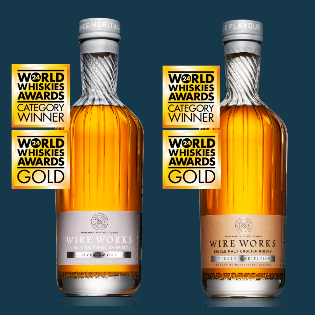 Wire Works Wins Gold at World Whiskies Awards 2024 - White Peak Distillery